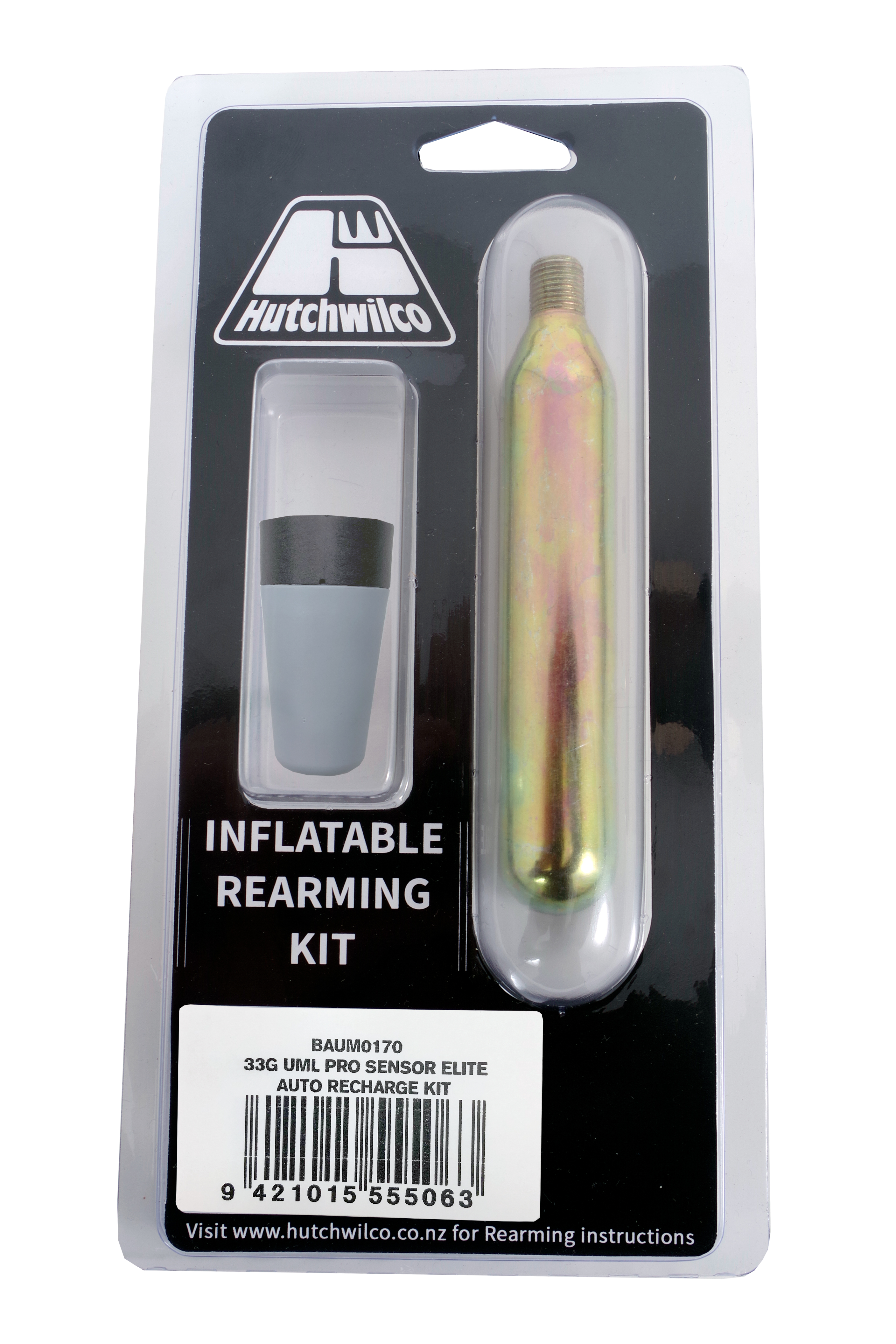 UML REARMING KIT – AUTO – PRO SENSOR ELITE – with 33G BOTTLE - HUTCHWILCO